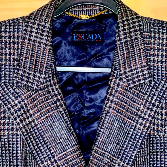 Escada | Jackets & Coats | Fully Lined Tweed Escada Blazer Jacket | Poshmark